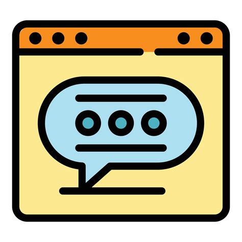 Web Report Icon Color Outline Vector Vector Art At Vecteezy