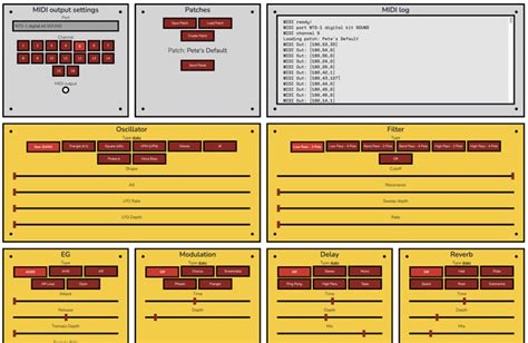 Korg Nts 1 Web Based Midi Controllerpatch Editor Rsynthesizers