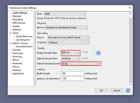 Converting Audio Files Compatible To Webex Contact Center U Law Wav Files Using Audacity