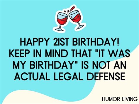 Cheeky 21st Birthday Quotes