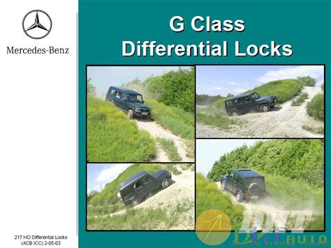 Mercedes Benz G Class Differential Locks Automotive Software Repair