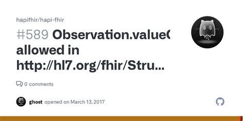 observation valuequantity allowed in fhir