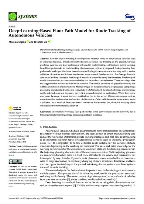 Pdf Deep Learning Based Floor Path Model For Route Tracking Of