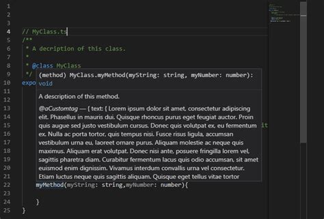 How To Filter Out A Custom JSDoc Tag From On Hover In Visual Studio Code Stack Overflow