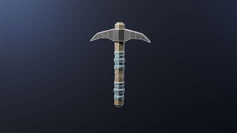 3d Stylized Fantasy Pickaxe Turbosquid 2096760