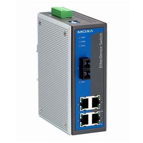 MOXA EDS 305 S SC T Unmanaged Ethernet Switches Easy World Automation