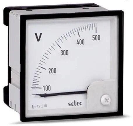 Analog Voltmeter Dimension X Mm Color White Black At Rs Piece In Mumbai