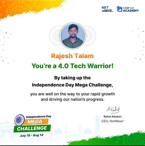 rajesh talam on linkedin ccbp ccbplain nxtwave ccbpacademy