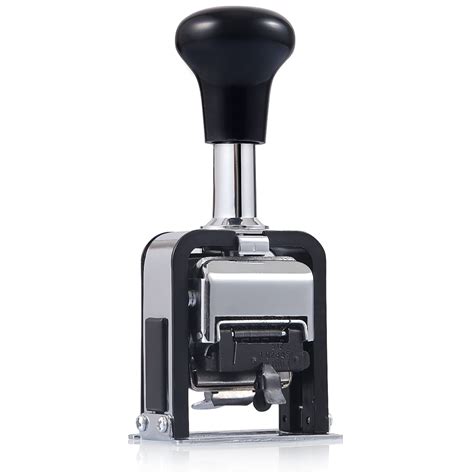 Buy 6 Digit Self Inking Date Stamp Heavy Duty Automatic Numbering Machine Bill Certificate Date