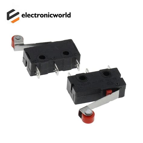 10pcs Kw12 Kw12 N Mini Micro Switch 3pin With Roller Limit Switch Shopee Philippines
