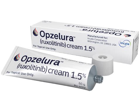 Opzelura Ruxolitinib Cream 1 5 60 G Incyte Corporation Rx