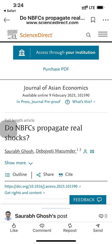 Saurabh Ghosh Posted On Linkedin