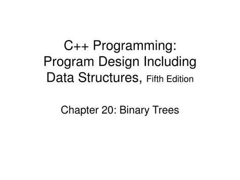 Ppt C Programming Program Design Including Data Structures Fifth Edition Powerpoint