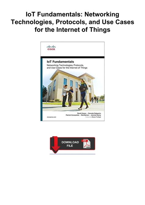 Downloadpdf Iot Fundamentals Networking Technologies Protocols And Use Cases For The