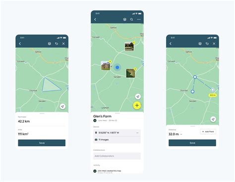 land app mobile app design ux plug and play