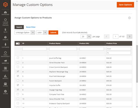 Magento 2 Custom Option Template Create Product Custom Options Webkul