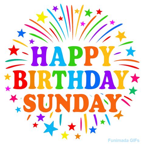 Bright Birthday Wishes Animation For Sunday Download On