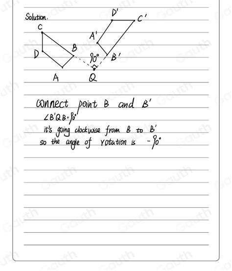 solved quadrilaterall a b c d is the image of quadrilateral abcd