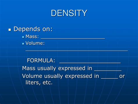 Ppt Understanding Density Comparing Materials And Their Properties Powerpoint Presentation