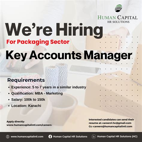 Adnan Ahmed On Linkedin Keyaccountsmanager Hiringalert Keyaccountsmanager Hrjobs Talentsearch