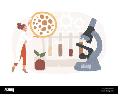 Soil Analysis Isolated Concept Vector Illustration Agricultural