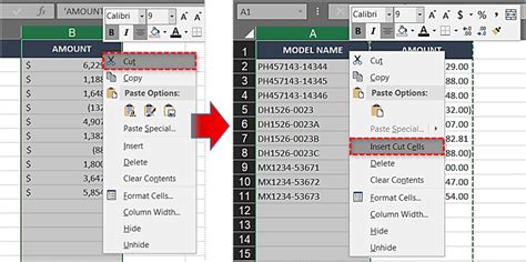 How To Swap Two Columns In Excel