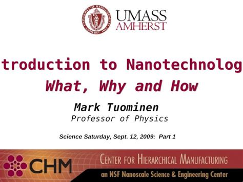 PPT Introduction To Nanotechnology What Why And How DOKUMEN TIPS
