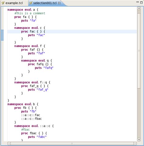 Opening A Tcl Editor