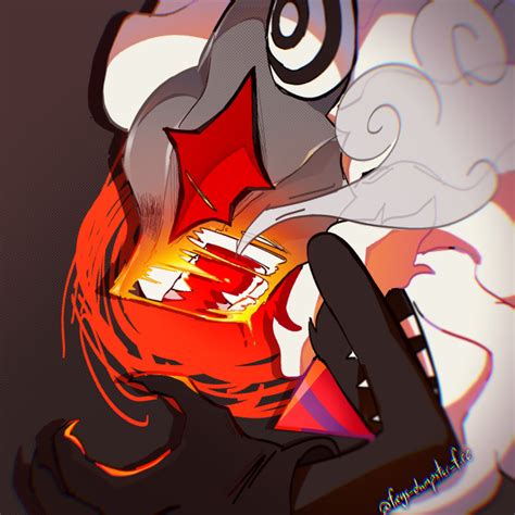 Uhhh Something About Phantom Ruby Overheating Infinite Idk I Just Wanted To Draw Melty Mask