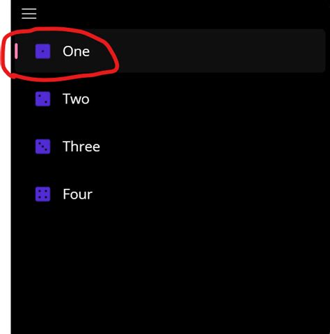 Maui Set The Color Of Vertical Bar In A Flyour Menu Item Stack Overflow