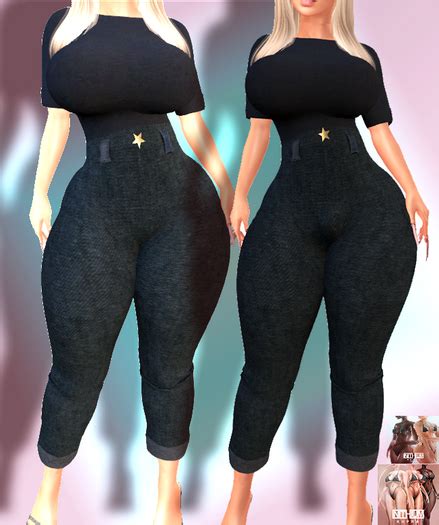 Second Life Marketplace Sik Eva Rebel Star Female And Shemale Outfit