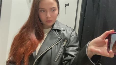 Leather Jacket Rebecca Noir Clips4sale