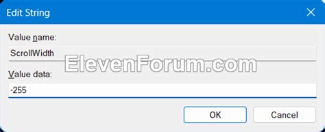 Change Scrollbar Size In Windows Windows Forum