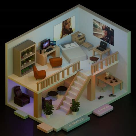 Arya Raikwar On Linkedin Blender 3d Artwork Fun Love Vfx Animation Isometricroom