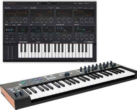 Arturia Arturia Soft Synth Midi Controller Minifreak V Keylab Essential 49 Bk