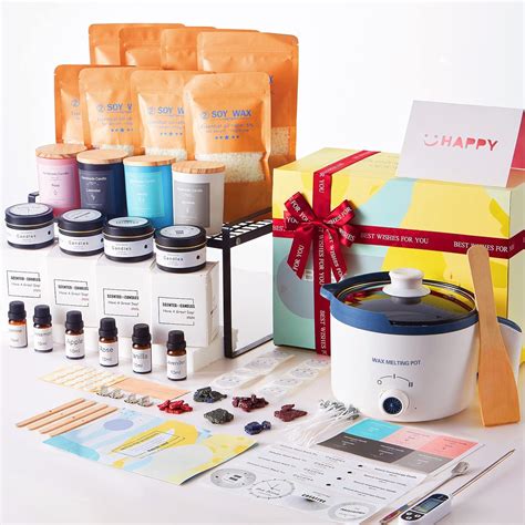 Ksedcon Candle Making Kit With 600w Electric Wax Melting Pot 18l