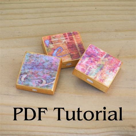 Chunky Square Paper Bead Making Tutorial PDF Etsy