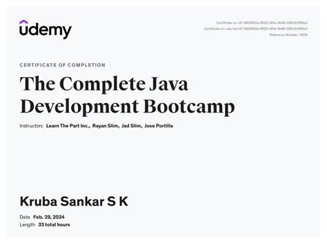 Kruba Sankar On Linkedin Javadevelopment Bootcamp Learningjourney Cognizant Skillup