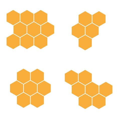 Honey Comb Shape Vector Art Icons And Graphics For Free Download