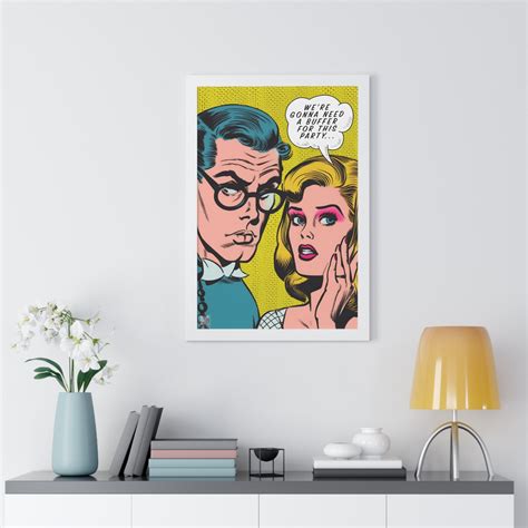 Buffer Comic Poster Vintage Poster Poster Pop Art Rare Print Quality
