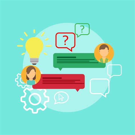 FAQ Problem Question Icon Solution Vector Isolated Ask Creative Concept Doubt Service Answer