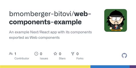 GitHub Bmomberger Bitovi Web Components Example An Example Next