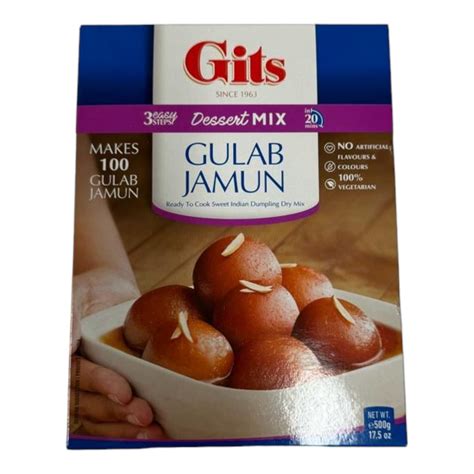 Gits Gulab Jamun Mix 500gm Shresta Indian Grocery