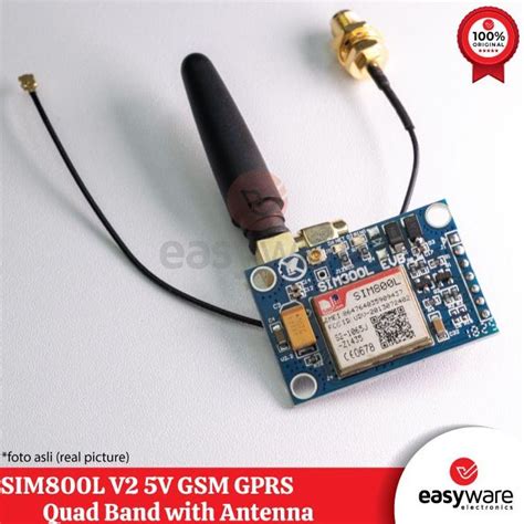 Jual SIM800L V2 5V GSM GPRS MODULE SIM800 V2 5V Easywa53 Shopee Indonesia
