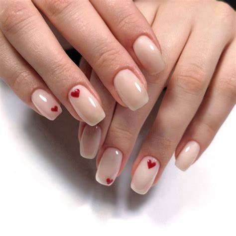 маникюр с серцем | Nails, Valentine's day nails, Swag nails
