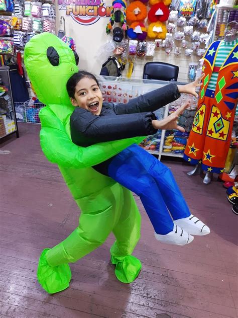 Disfraz Inflable Alien Para Niños Komienza La Función