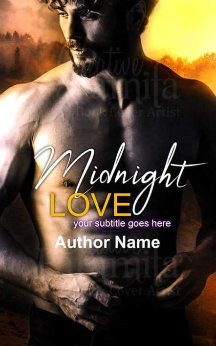 Midnight Love Erotica Shirtless Guy Book Cover