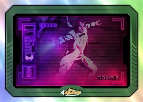 Gambit Spotting Spotted First Look 2025 Topps Finest X Men 97 Marvel
