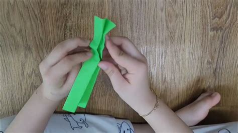 종이로 사람접기 Youtube