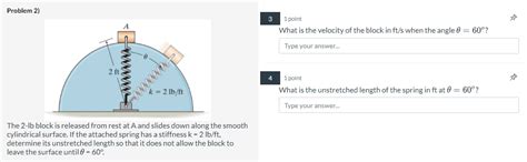 solved problem 2 3 1 point what is the velocity of the